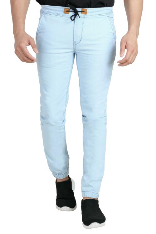 Buy RAGZO Men's Slim Fit Stretchable Jogger Jeans_Ice Blue_28 Online at Best Prices in India ...