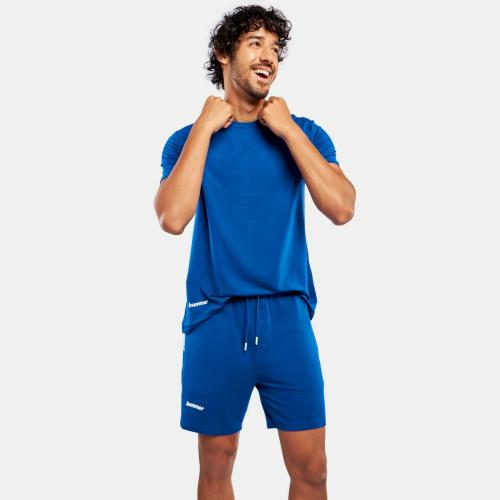 Buy Bummer Navy Blue Solid Mid-Rise Skyfall Shorts For Men Online at ...