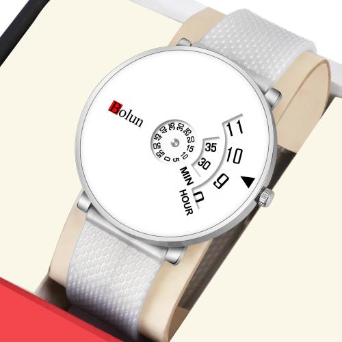 Buy Bolun Analog White Dial Silver Strap Watch For Men Online at Best ...