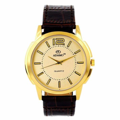 Buy ADAMO Designer Gold Dial Men's & Boy's Watch AD53SL04 Online at ...
