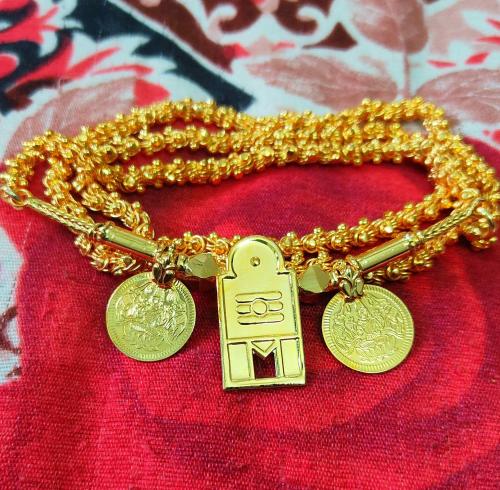 Buy TGS GOLD COVERING Traditional Thali Chain for Womens 24 Inch Online ...