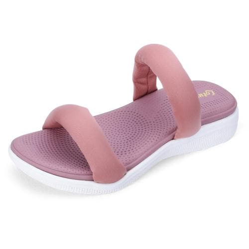 Buy Lotusfeet gorgeous sandal for women Soft cushioned insole EVA flat ...