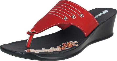 Buy Inblu Women Red Wedges Sandal (2) Online at Best Prices in India ...
