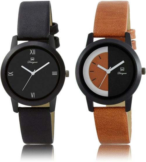 Buy OM DESIGNER Thick Straps Multi-color Dial Multi-color Strap Watch ...