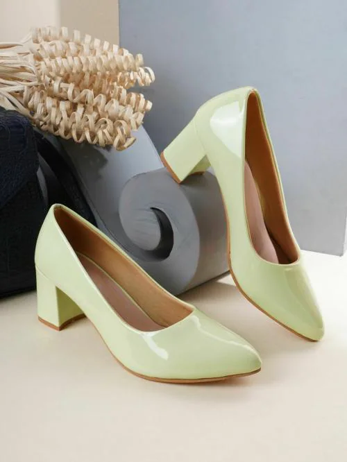 Buy Mijas Trendy Lemon Heel Sandals for women Online at Best Prices in ...