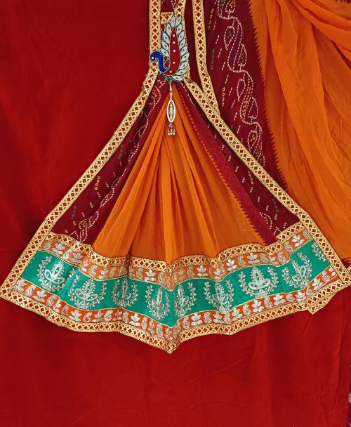 Buy Presenting Rivansh Fashion Marwari Bhandhej Jaipuriya Brooch Plated ...