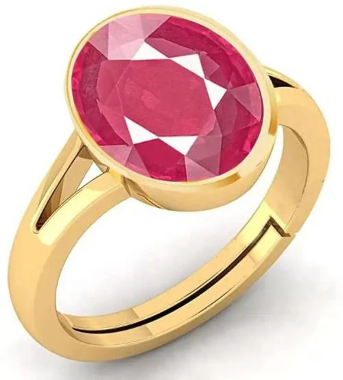 Buy Chopra Gems & Jewellery Brass Manik Astrological Ring (Men and ...