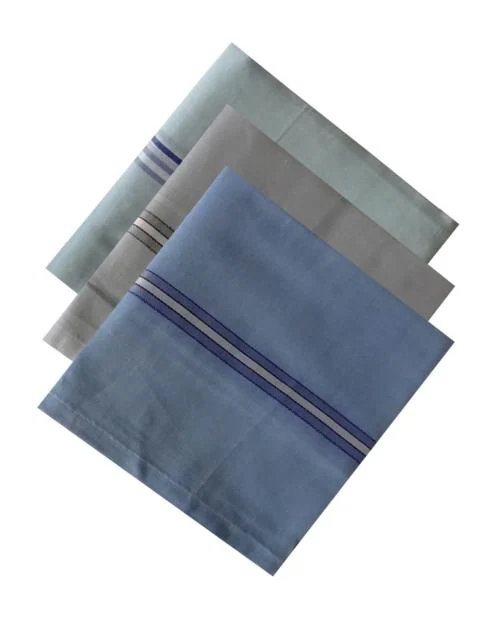 Buy DIKHAWA 100% Cotton Essential Handkerchiefs Hanky For Men, Light ...