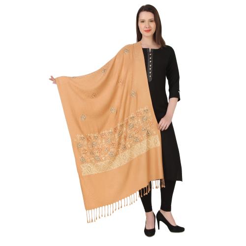 Buy EVAZ Stylish Woolen Stoles For Women's -Camel Online at Best Prices ...