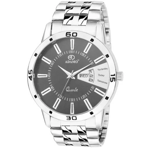 Buy ADAMO Enchant Black Dial Day & Date Men's & Boy's Watch A820SM02 ...