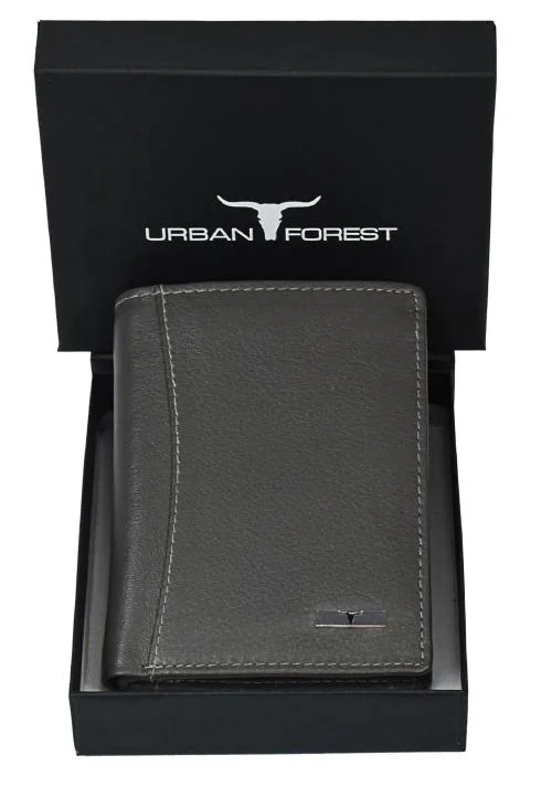 Buy Urban Forest Orlando Grey Men's Leather Wallet Online at Best ...