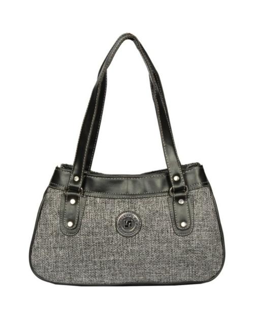 Buy LL LEATHER LAND DESIGNER BAGS Black Synthetic Leather Handbag ...