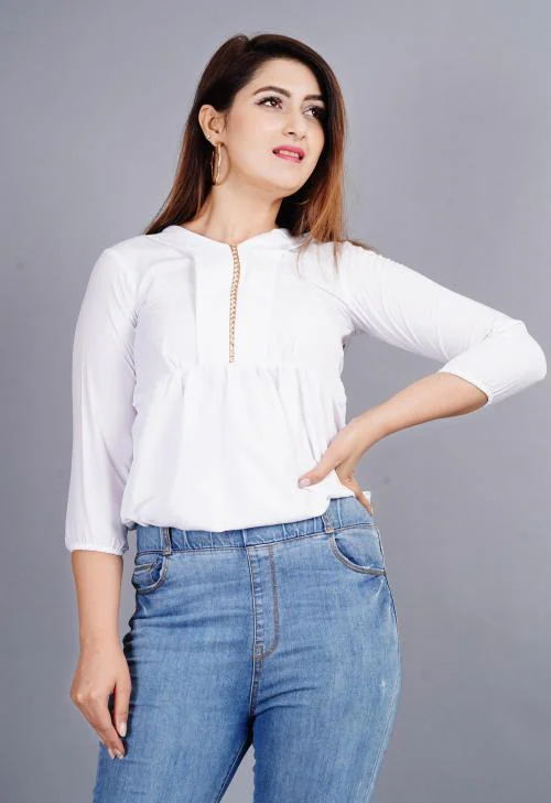 Buy Hegza Casual Embroidered Women Top Online at Best Prices in India - JioMart.