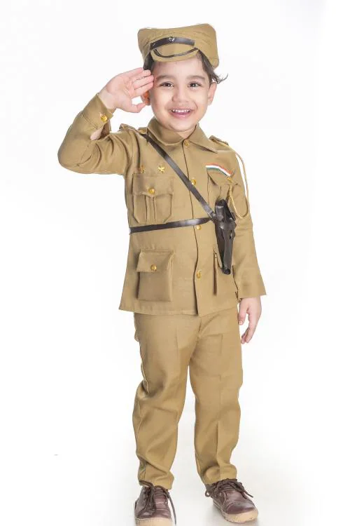 Buy NEWGEN INDIAN POLICE COSTUME WITH FULL PANT CAP,WHISTLE,ROPE,GUN ...