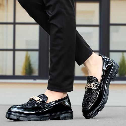 Buy Rzisbo Loafers Shoes For Men (Black) Online at Best Prices in India ...