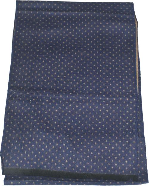 Buy V Vrinde Men Dark Blue Self Design Pure Wool Muffler Online at Best ...