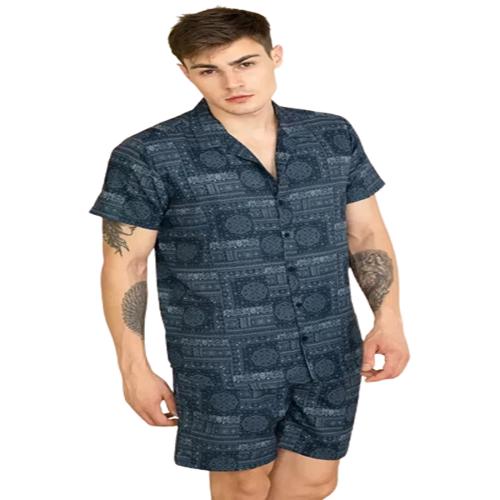 Buy Ganesh Textiles Men Regular Fit Spread Collar Casual Stylish Shirts ...