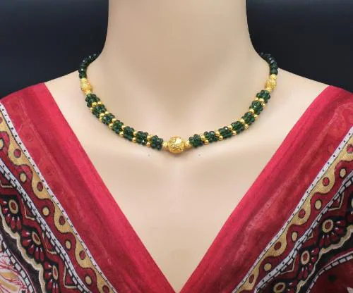 Buy Soni Jewellery Maharashtrian Tanmaniya Wedding marathi Mani Mala ...