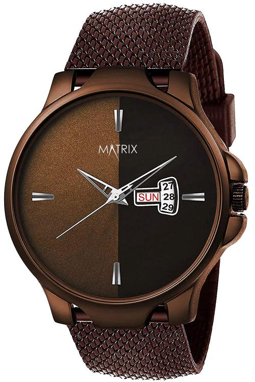 Buy Matrix Timepiece Day & Date Analog Wrist Watch for Men & Boys ...