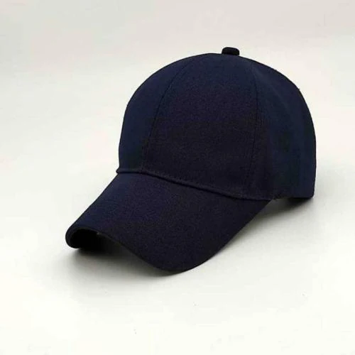 Buy Babji Navy Blue Plain Cotton Baseball Cap Online at Best Prices in ...