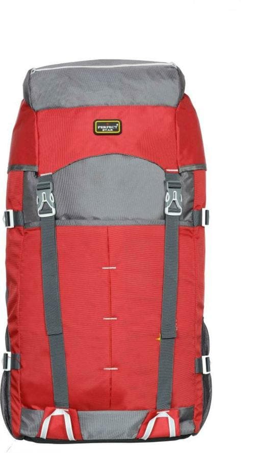 Buy Perfect Star Unisex Red Polyester Rucksack 75 L Online at Best ...