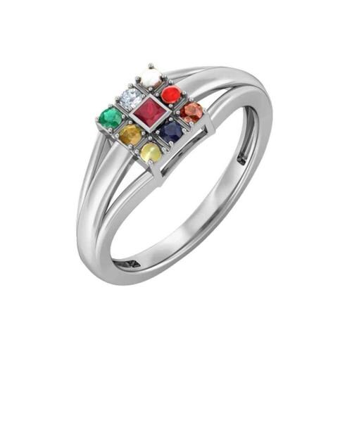 Buy Ceylonmine Navratan Ring Natural Navgrah Stone Ring Online at Best ...