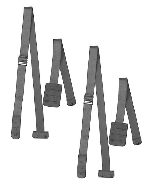 Buy StyFun Women Black Solid Nylon Pack of 2 Straps Online at Best ...