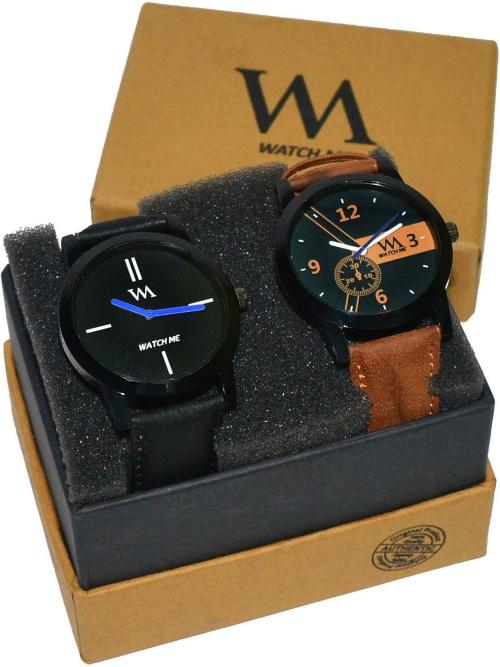 Buy WM Analog Multicolor Dial Multicolor Strap Watch for Men (WMC-001 ...