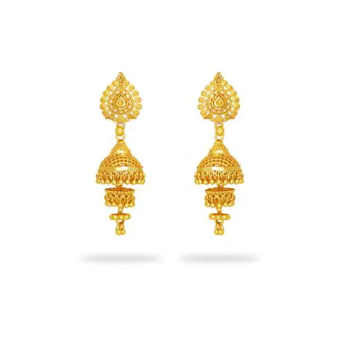 Buy arch fashoin Traditional Gold Platted Jumkhi Earring ERG1810 Online at Best Prices in India ...