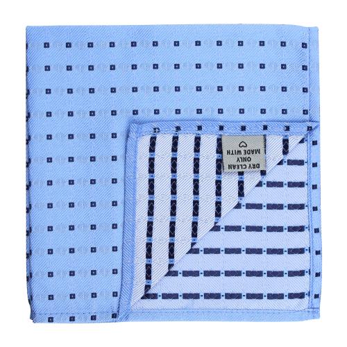 Buy Kavove Cyan Checkered Pocket Square For Men Online at Best Prices ...