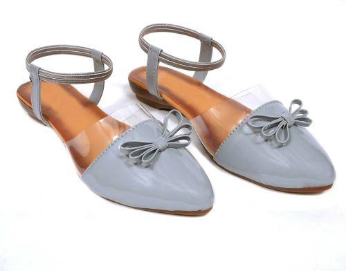 Kickonn Women Flats Sandal (Grey)size 4 - JioMart