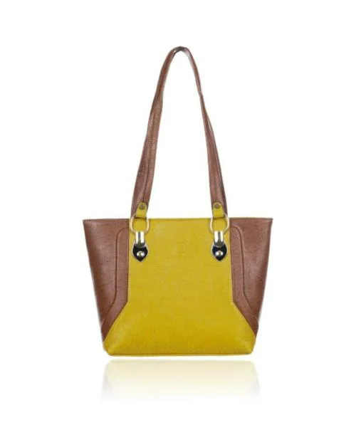 Buy LL LEATHER LAND DESIGNER BAGS Brown Synthetic Leather Handbag ...