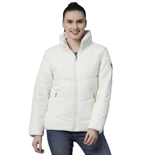 Buy Mode By Red Tape Women's Off-White Padded Jacket Online at Best ...