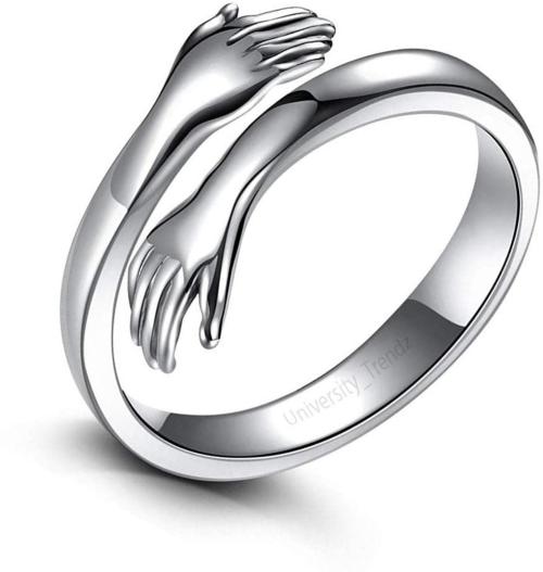 Buy NEXT CREATION metal hug ring Metal Ring Set Online at Best Prices ...