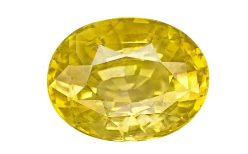 Buy Feel Touch Mart Pukhraj Stone Original Certified 5.50 Ratti Very ...