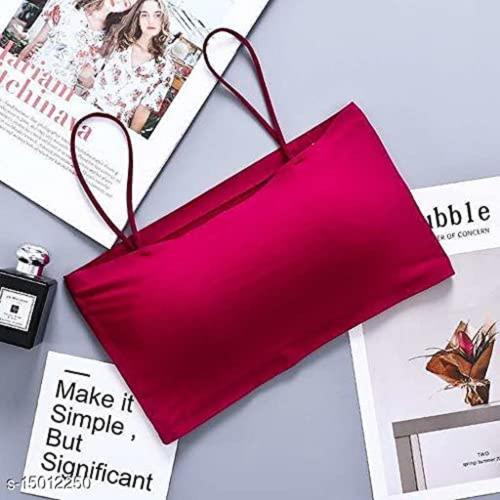 Buy MIXCART Women's Padded Wire Free Sports Full Coverage Bra Cami Bra ...