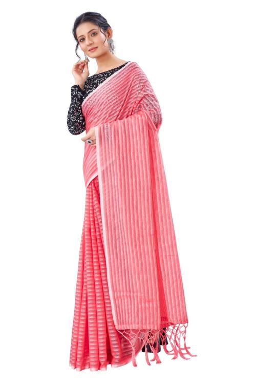Buy Linen cotton saree Online at Best Prices in India - JioMart.