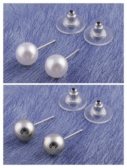 Buy LYRISS 2 Pairs Earrings Combo Set Latest Stylish Crystal Pearl ...