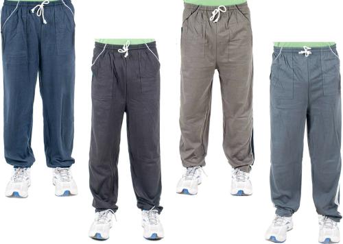 Buy KETEX concepts Men Multicolor Solid Cotton Pack Of 4 Track Pants ...