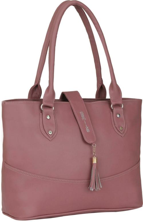 Buy Semiize Women Pink Artificial Leather Handbag Online at Best Prices ...