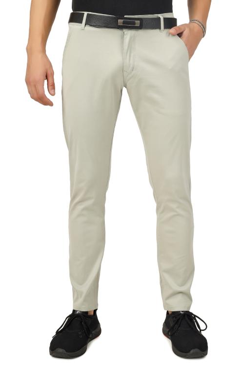 Buy tdi Men's Slim Super Stretch Cotton Jeans Cream Color Online at ...