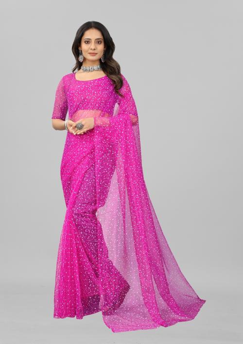 Buy Apnisha Women's Tissue Marble Due Drop Saree Online at Best Prices ...