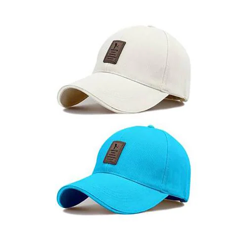 Buy ALAMOS Unisex Cyan and White Ediko Cotton (Pack of 2) Online at ...