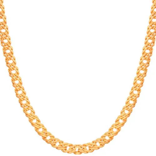 Buy Golden 24 Inches Gold Plated Brass Chain Online at Best Prices in ...