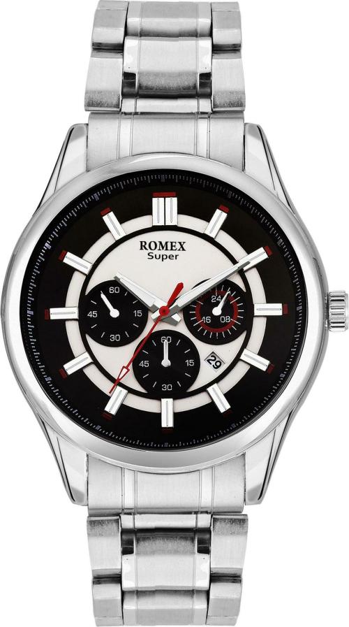 Buy ROMEX Sports Multicolor Dial Silver Metal Strap Analog watch for ...