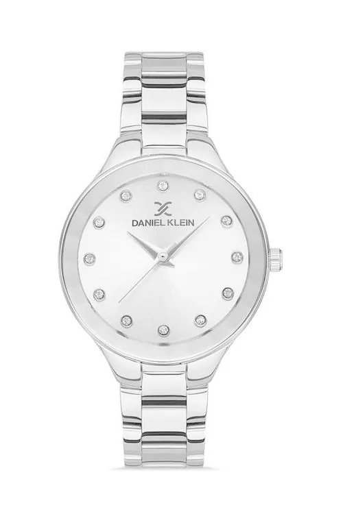 Buy DANIEL KLEIN Analog Silver Dial and Strap Watch for Women - (DK.1.13393-1) Online at Best ...