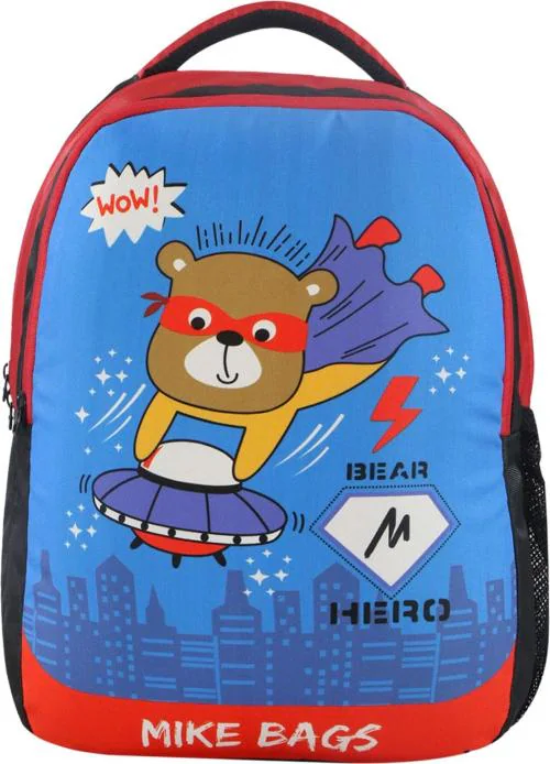 Buy Mike Bags Blue Polyester Super Teddy Backpack - 13 L Online at Best ...