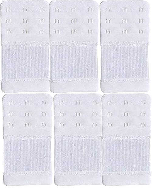 Buy SilkyWrap White Colour Bra Extender 3 Hook and 3 Rows Bra Extension ...