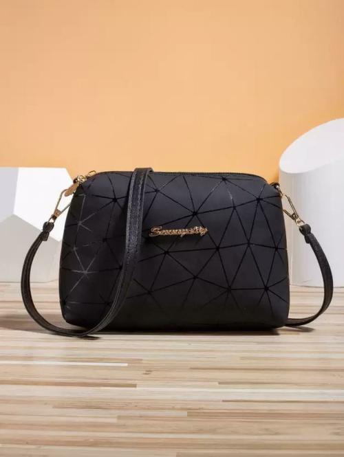 Buy Daniel Clark Black Pu For Women, Girls Sling Bag Online at Best ...