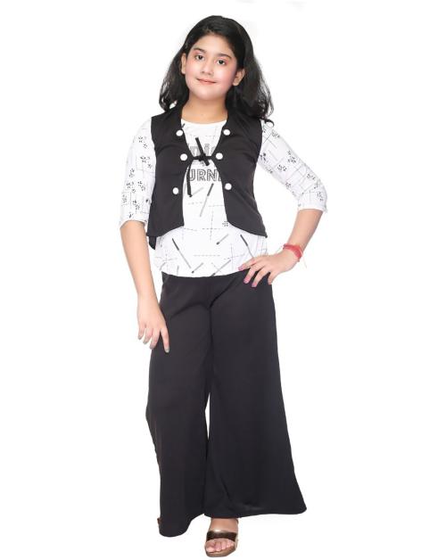Buy SFC FASHIONS Girls Black Polyester Gathered Maxi or Full Length ...